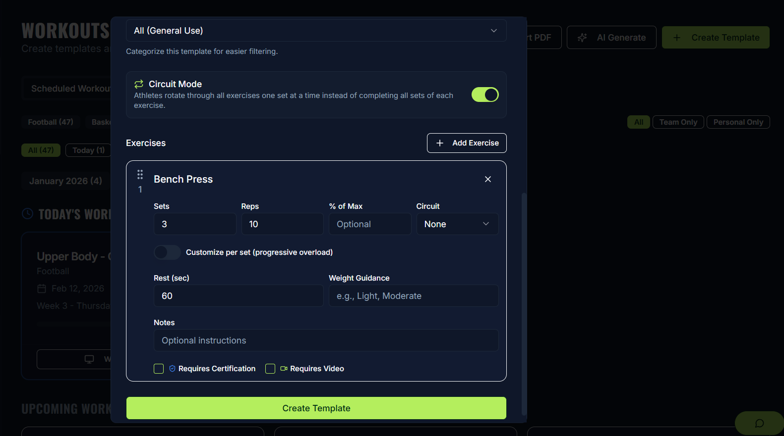 Team Workout — The #1 Platform for Strength Coaches & Athletes